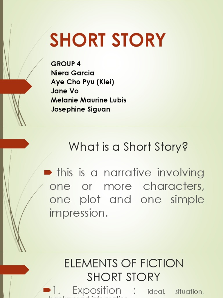 Group 4 SHORT STORY | PDF | Lyric Poetry | Poetry