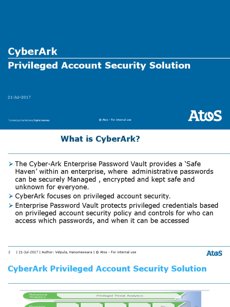 CyberArk Presentations | PDF | Secure Shell | Access Control