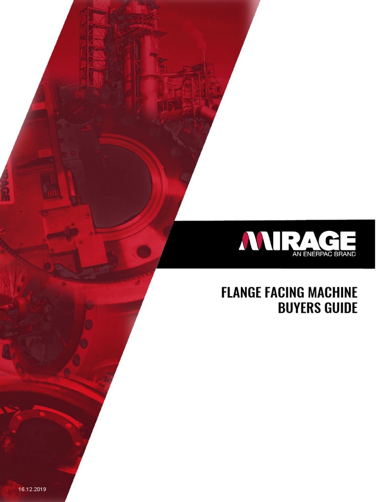 Flange Facing Machine Buyers Guide | PDF | Phonograph | Screw