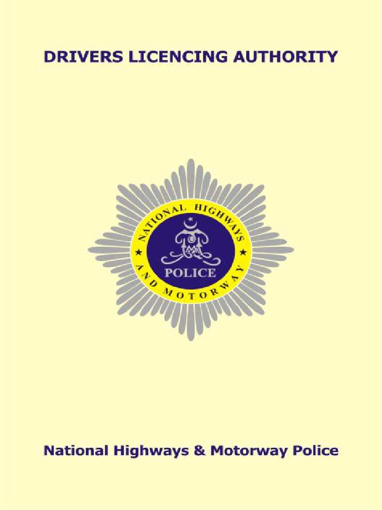 Islamabad Traffic Police - Rule Book - Eng PDF | PDF