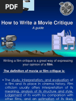 Film Report Template | PDF