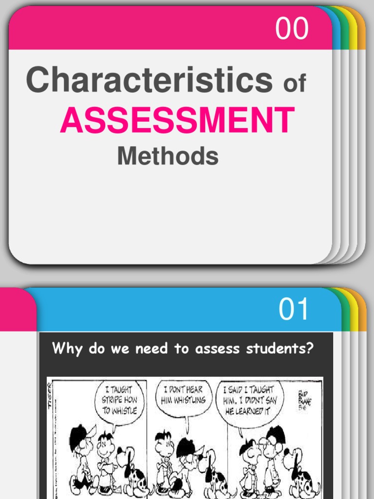 Characteristics Of Assessment Methods Pdf Pdf Validity Statistics