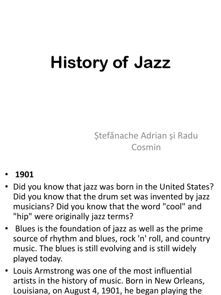 History of Jazz | PDF | Jazz | American Music