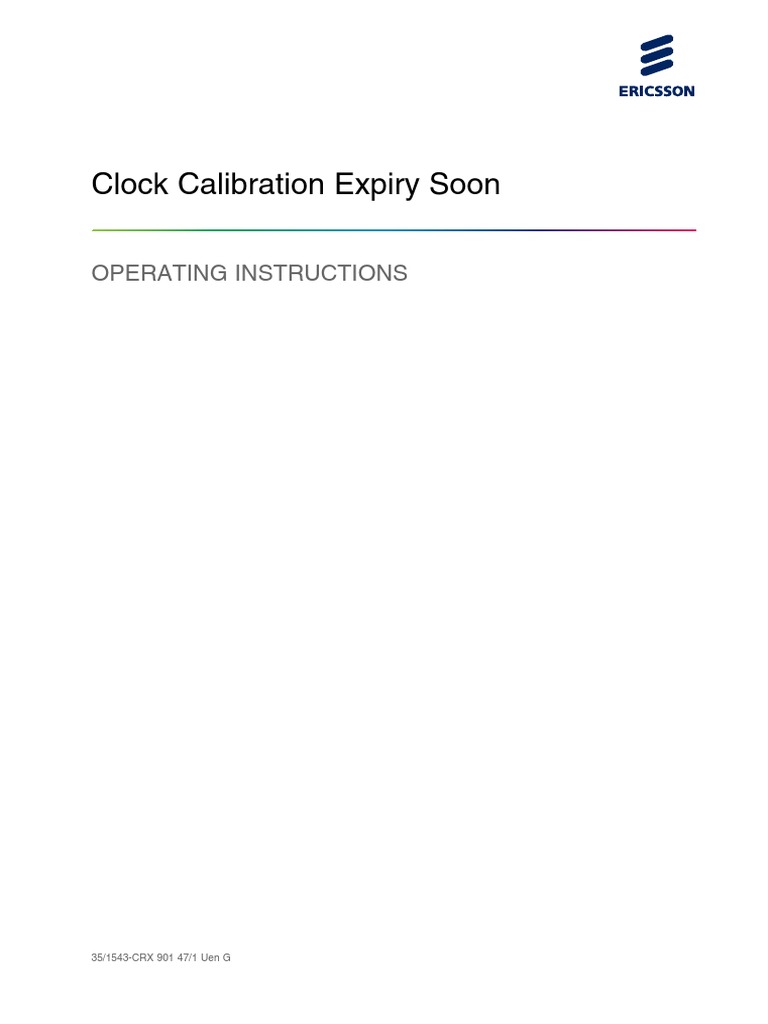 Clock Calibration Expiry Soon | PDF | Computer Architecture | Network ...