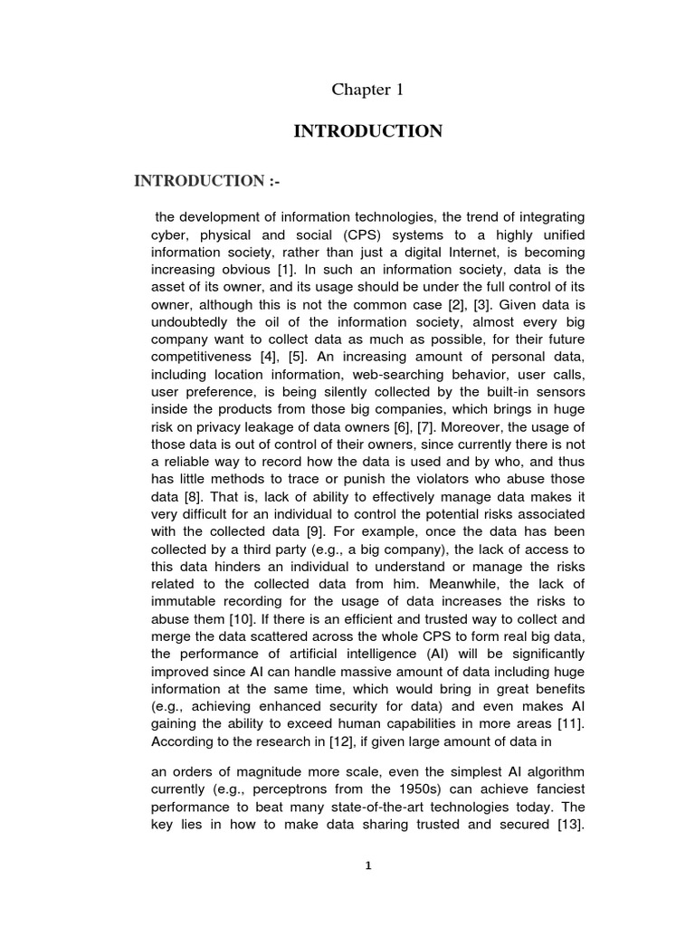Securing Data With Blockchain and AI | PDF | Feasibility Study | Artificial Intelligence