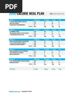 Danielle's Bikini Competition Diet Plan | PDF | Food And Drink | Cuisine