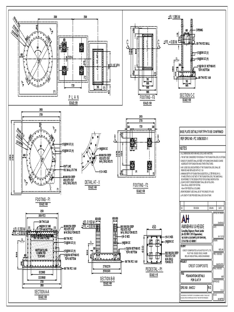 Foundation Design Details Document | PDF | Civil Engineering | Economic ...