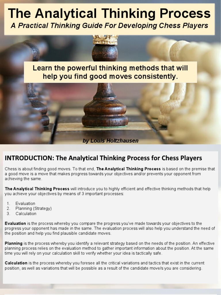 The Analytical Thinking Process: A Practical Guide for Developing Chess ...