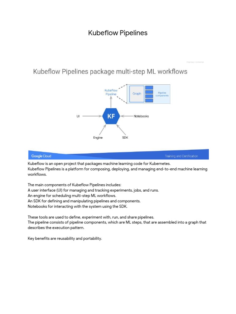 What Is Kubeflow To Run ML On GCP | PDF