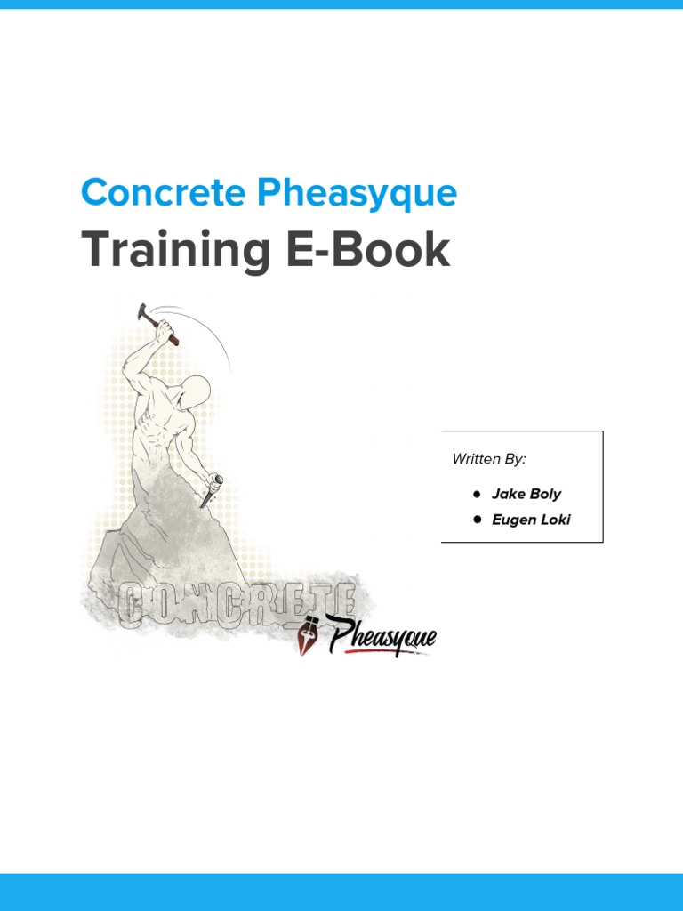 Concrete Pheasyque Free E-Book | PDF | Strength Training | Muscle Contraction