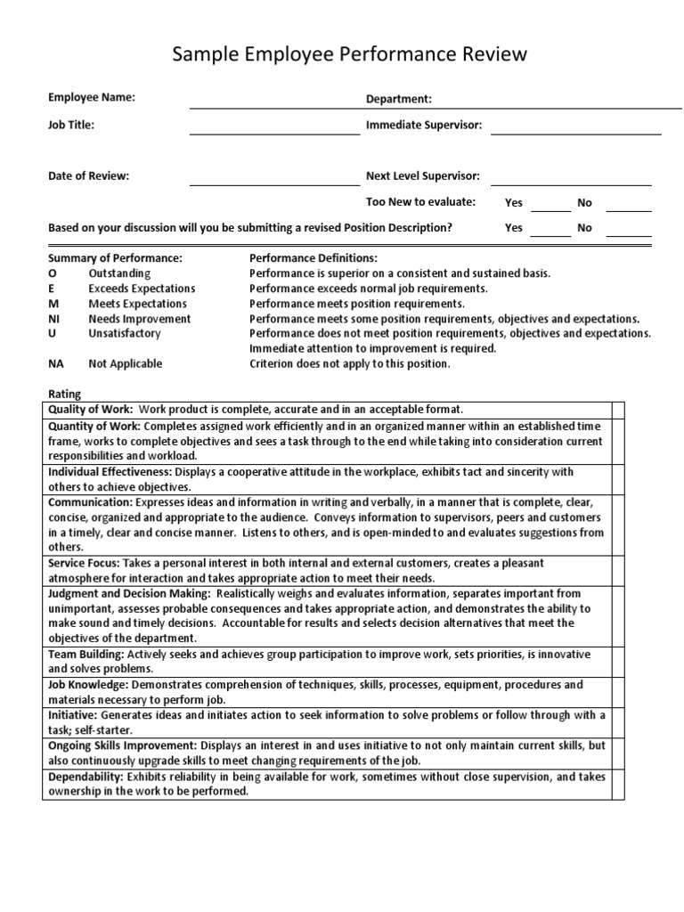 sample-employee-performance-review-pdf-performance-appraisal-employment