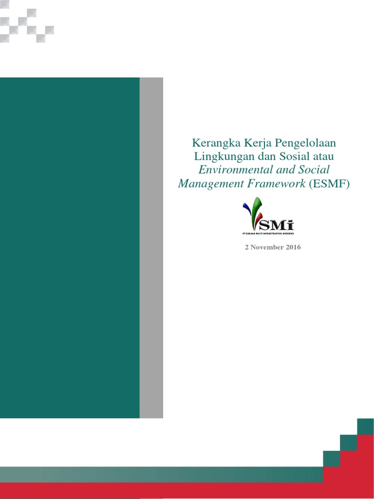 ESMF Dana Pengembangan Infrastruktur Daerah RIDF PDF | PDF