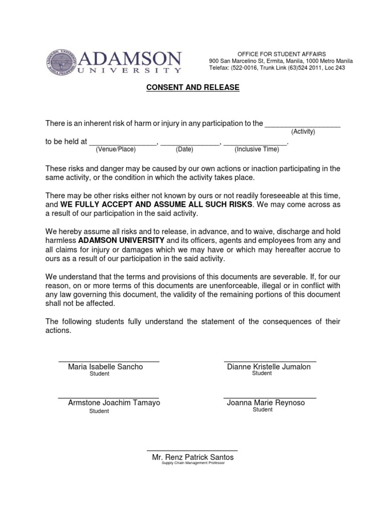 Consent Letter | PDF