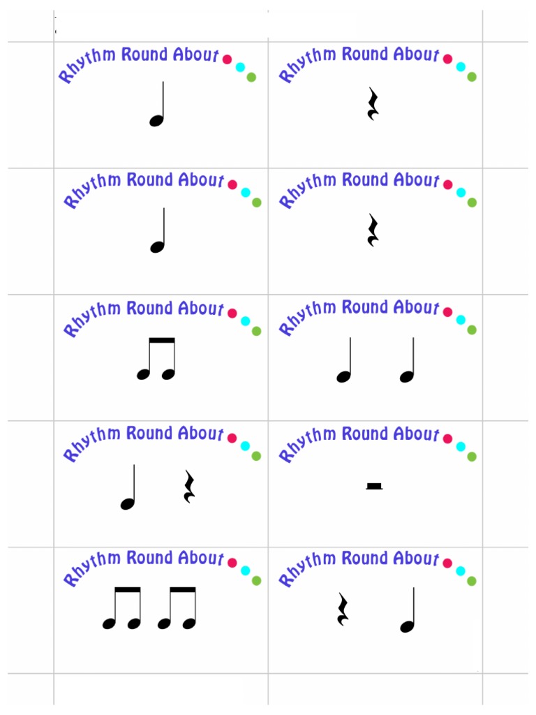 Rhythm Round About Extra Cards | PDF