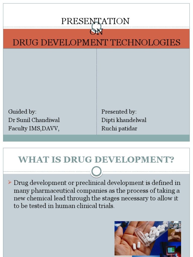 Presentation ON Drug Development Technologies | PDF | Clinical Trial ...