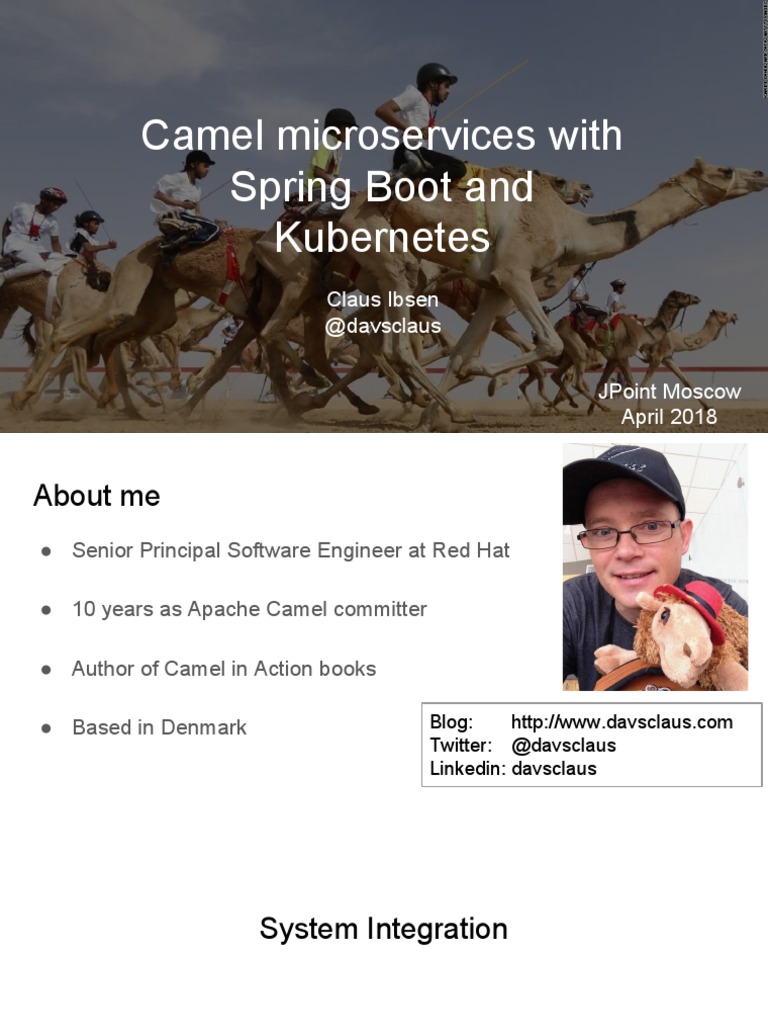 Camel Microservices With Spring Boot And Kubernetes Pdf Java
