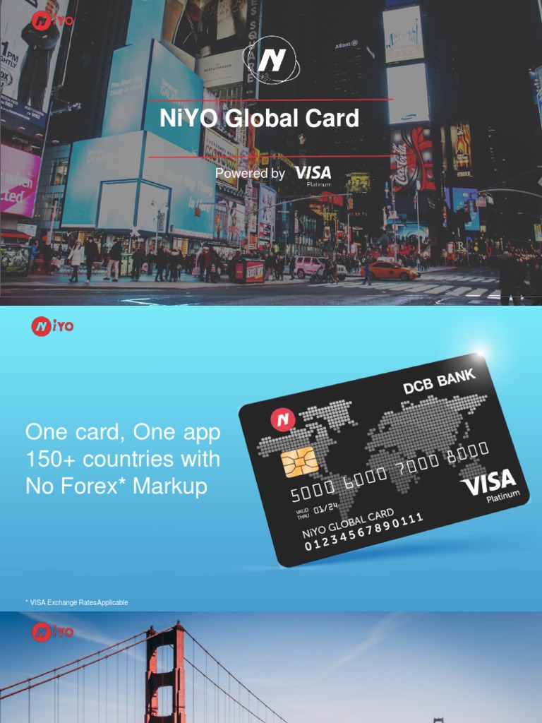 NiYO Global Card Provides Zero Forex Markup Travel Worldwide | PDF ...