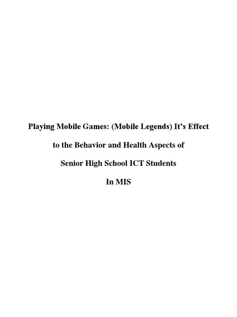 Chapter 1 MIS - Docx..bak | PDF | Video Games | Mobile Game