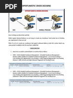 Cross Docking in SAP EWM | PDF | Warehouse | Logistics