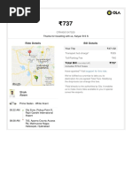 Ola Cabs Receipt | PDF | Invoice | Public Finance