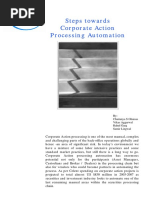 Corporate Action Event Process Life Cycle | PDF | Securities (Finance ...