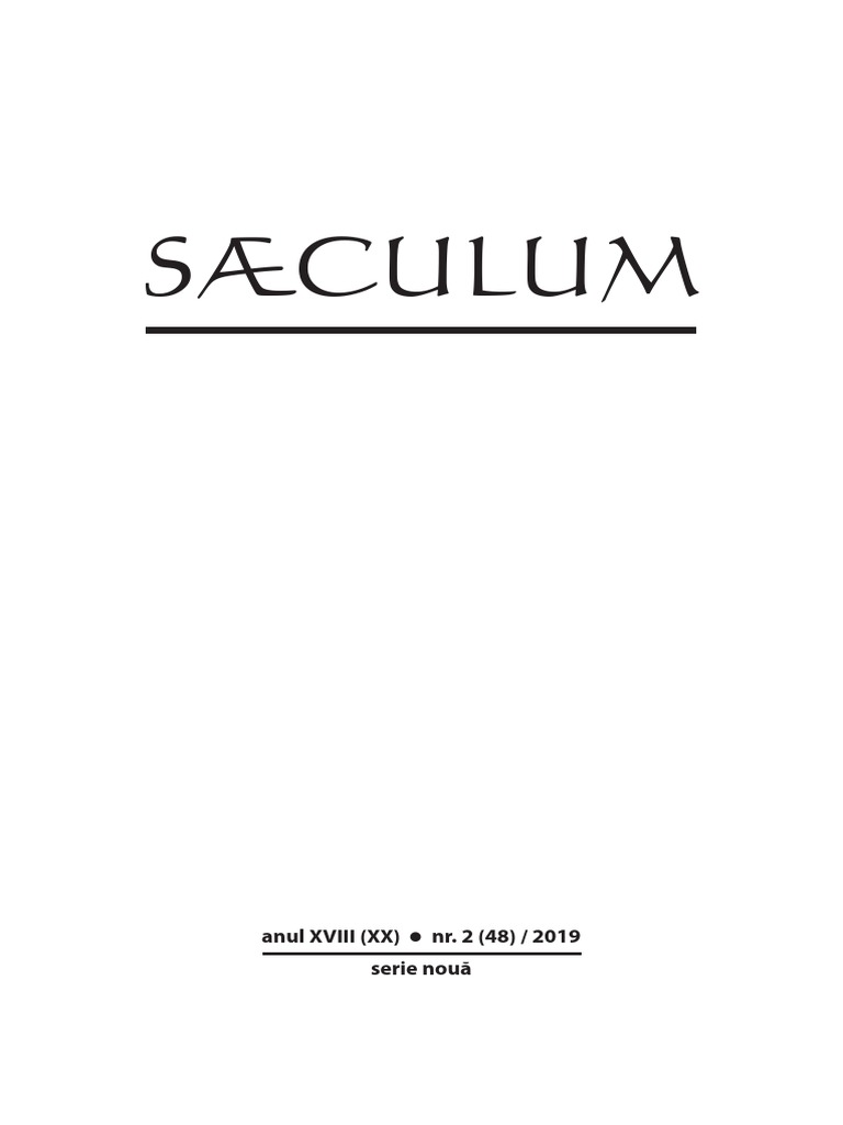 Seculum 12.2019 | PDF | History