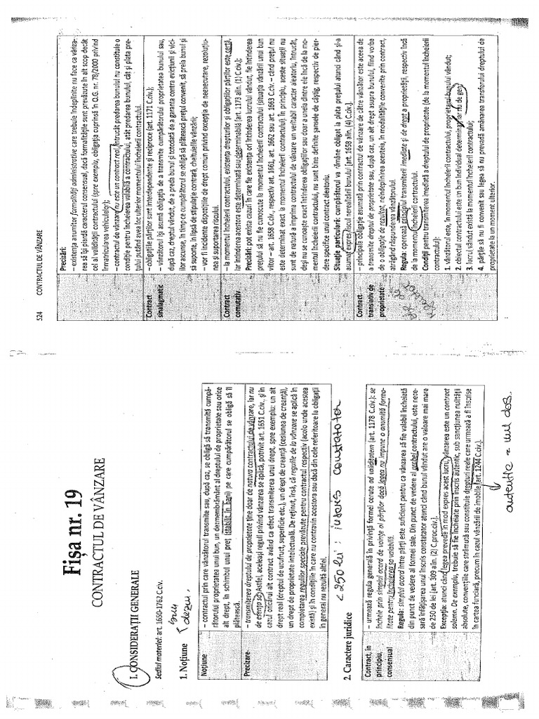 Fise Contracte Speciale | PDF