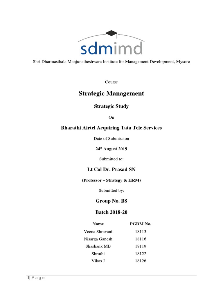 STM Final Report PDF | PDF | Mergers And Acquisitions | Telecommunications