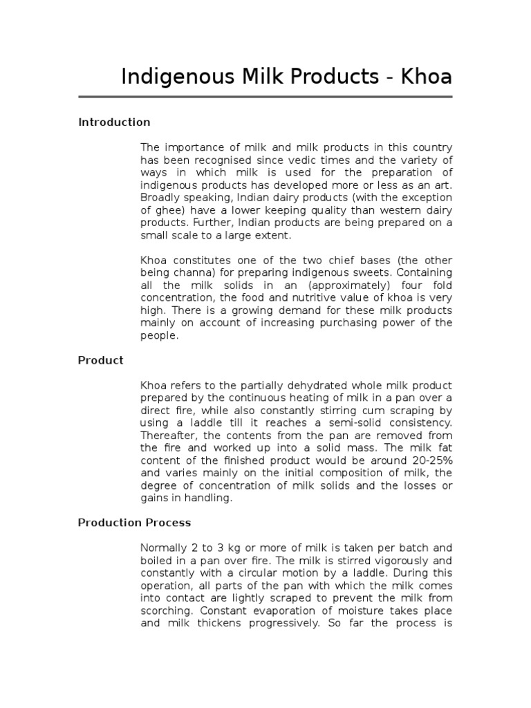 Indigenous Milk Products | PDF | Net Present Value | Internal Rate Of Return