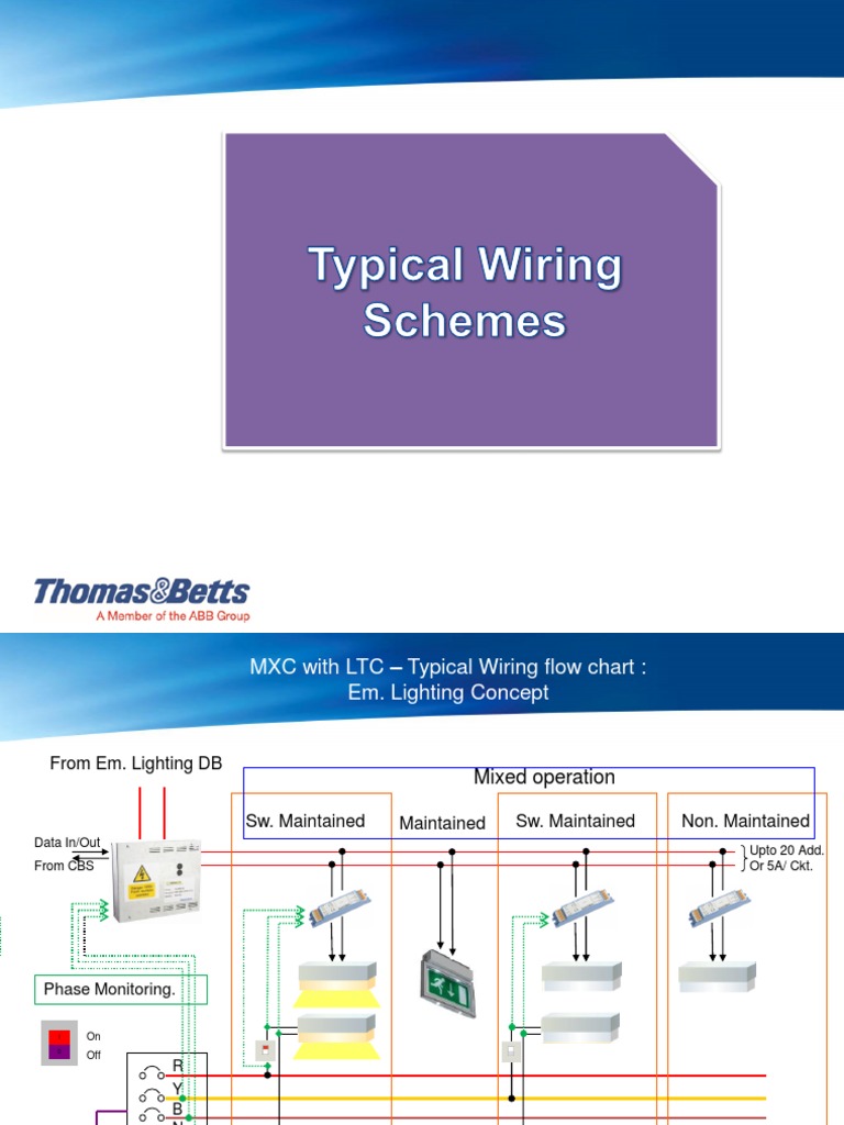 Typical Wiring Schemes | PDF | Electrical Engineering | Electronics
