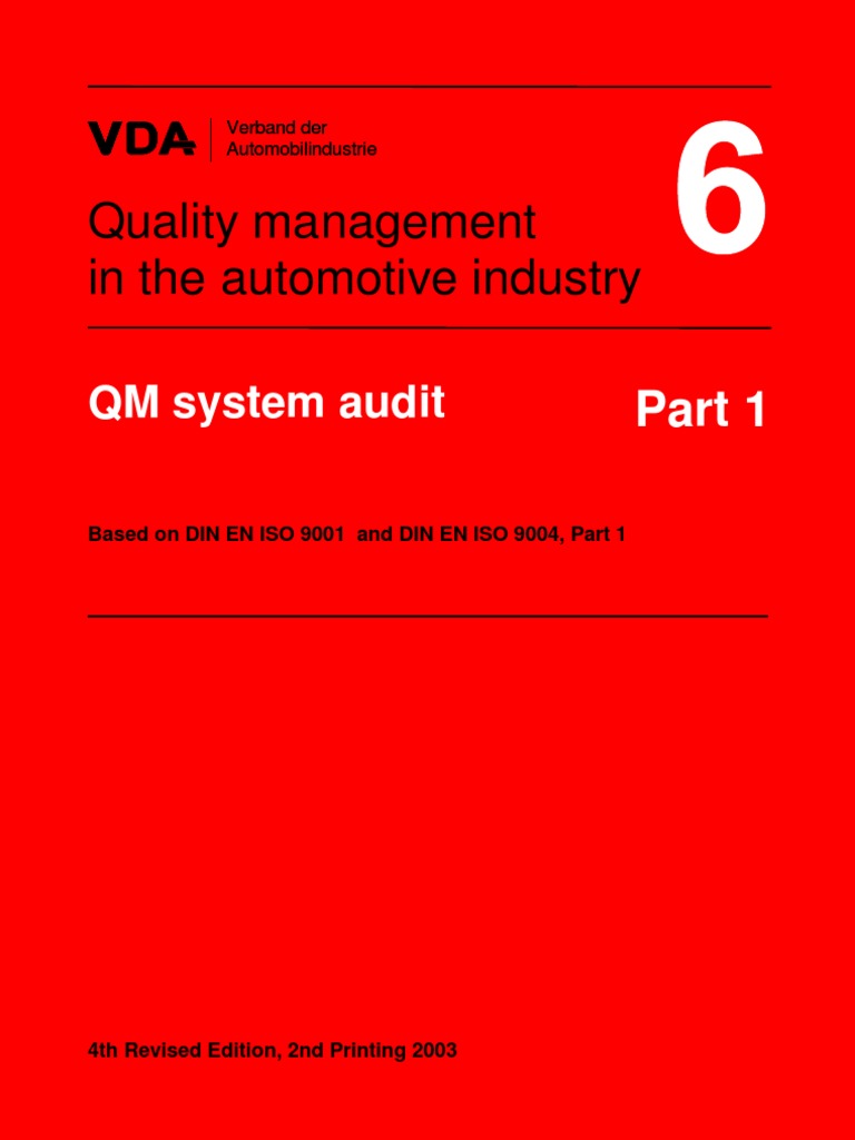 VDA6 | Iso 9000 | Quality Management System