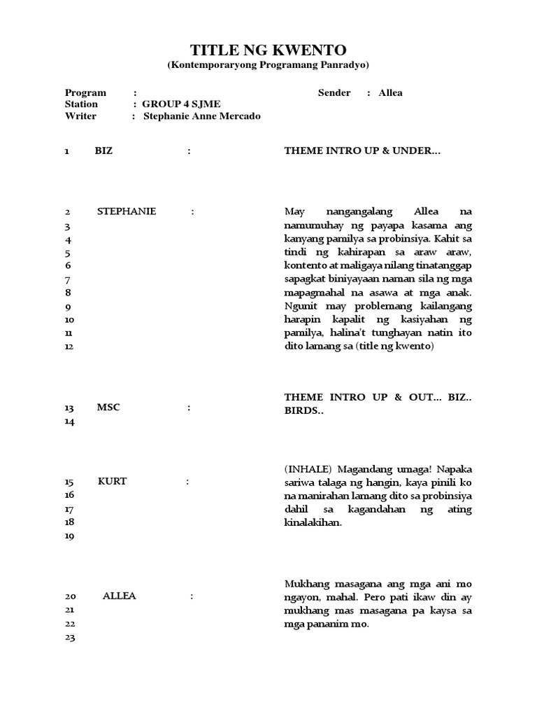 Filipino Script | PDF