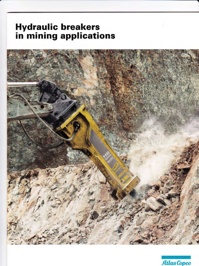 Hydraulic Breakers - Mining Applications | PDF | Mining | Rock (Geology)