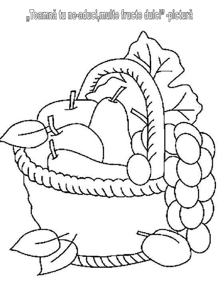 Cos Cu Fructe-Pictură | PDF