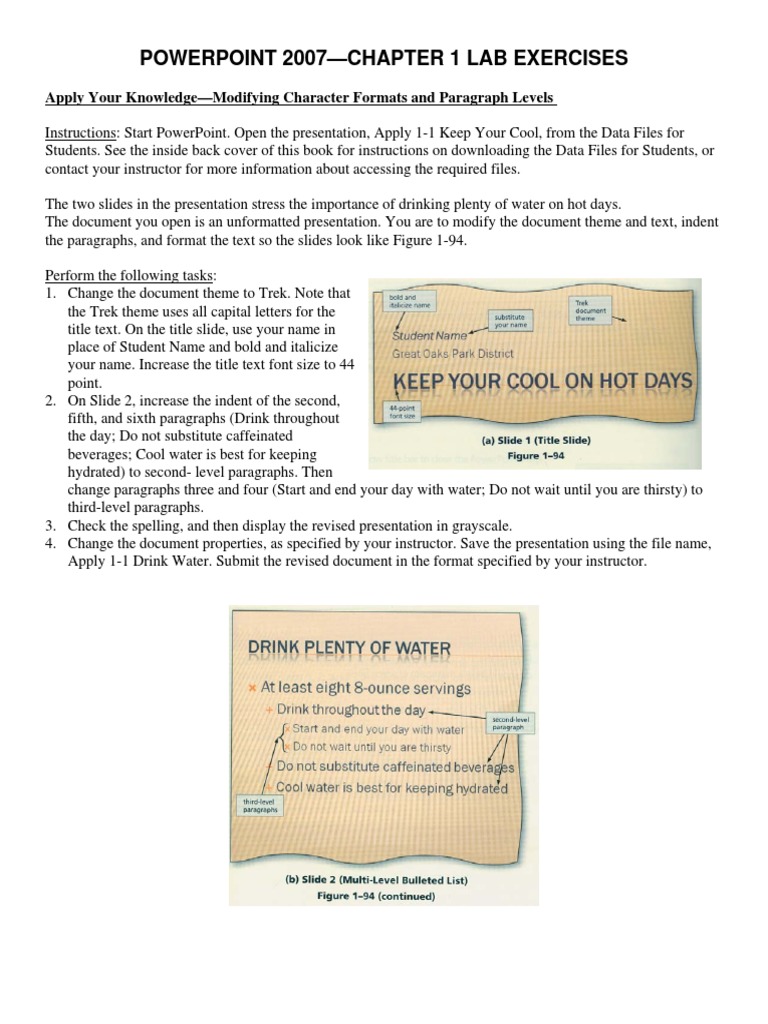 Powerpoint Manual | PDF | Microsoft Power Point | Paragraph