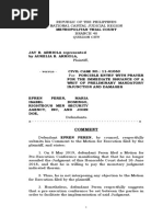 Sample MOTION FOR REDUCTION OF BAIL | PDF | Bail | Prosecutor