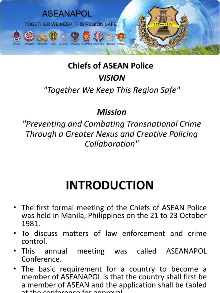 ASEANAPOL | PDF | Association Of Southeast Asian Nations | Thailand