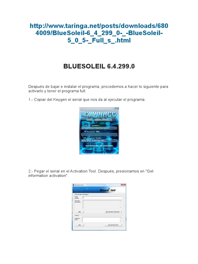 Bluesoleil 6 | PDF