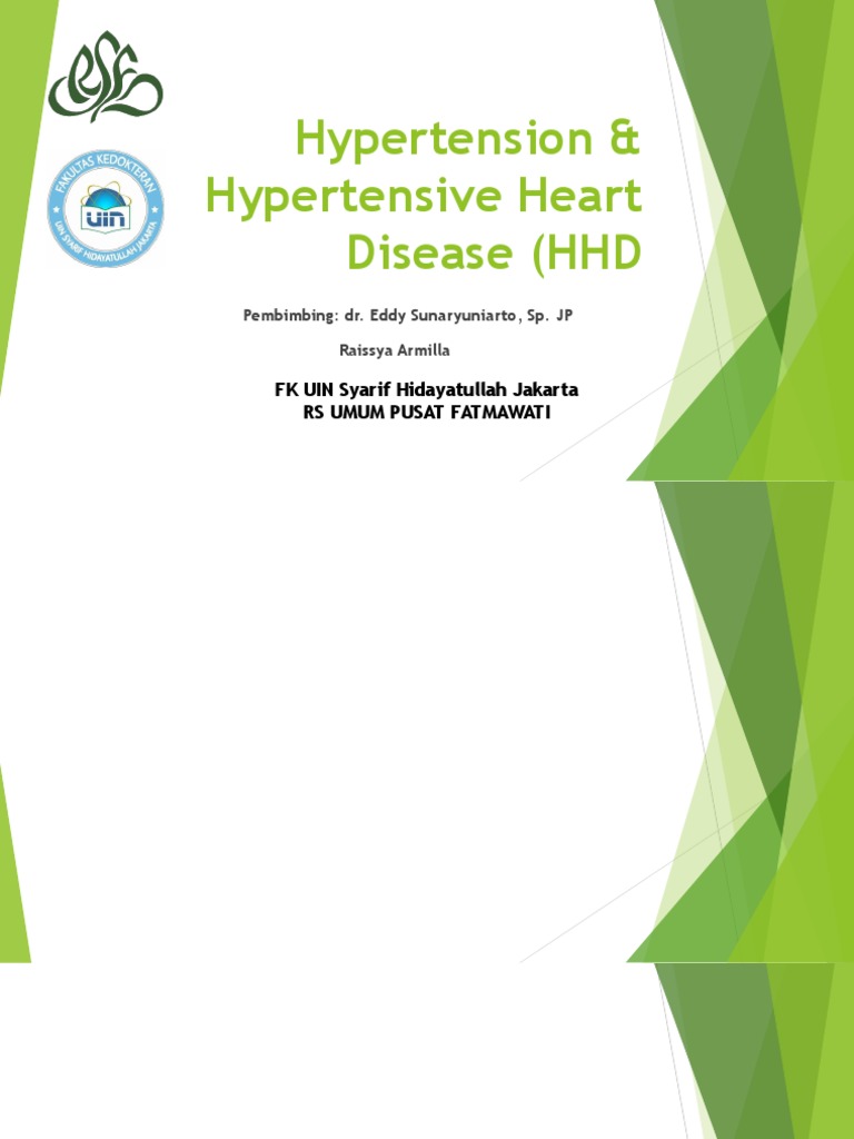 Hypertension & Hypertensive Heart Disease (HHD | PDF