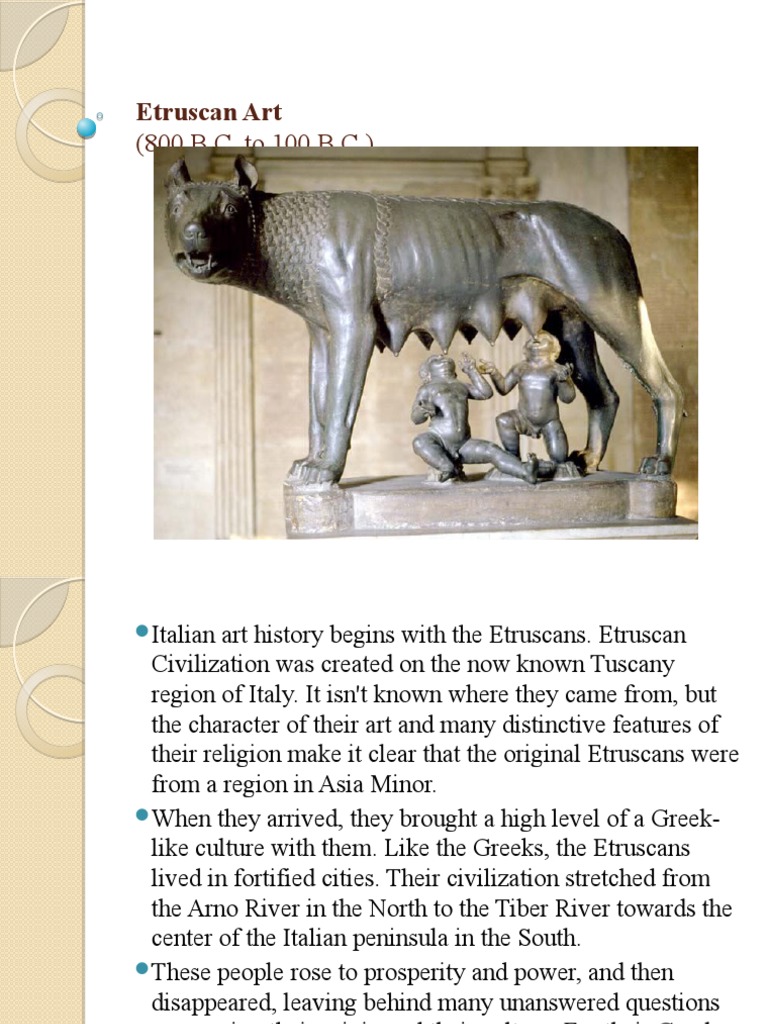 Etruscan Art (800 B.C. To 100 B.C.) | PDF | Etruscan Civilization