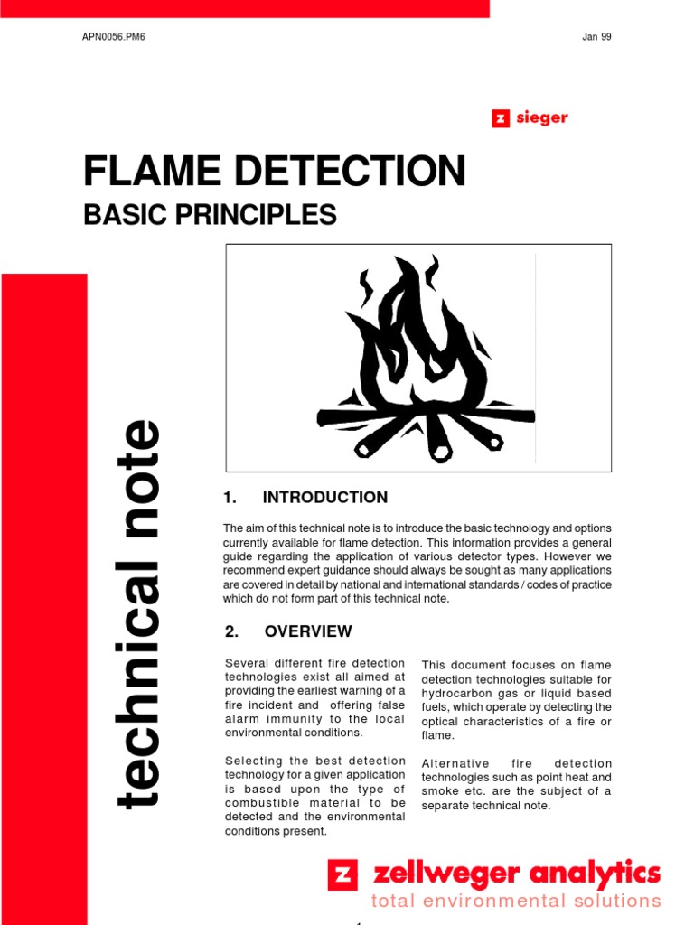 Flame Detection Basic Principles