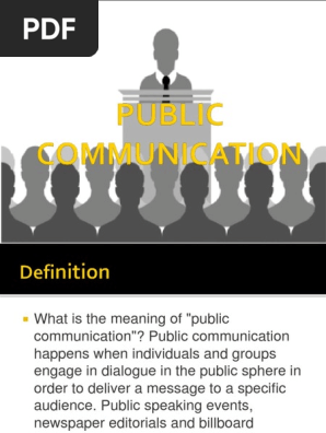 Public Communication