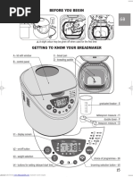 Toastmaster Bread Box Manual & Recipes | PDF | Breads | Dough