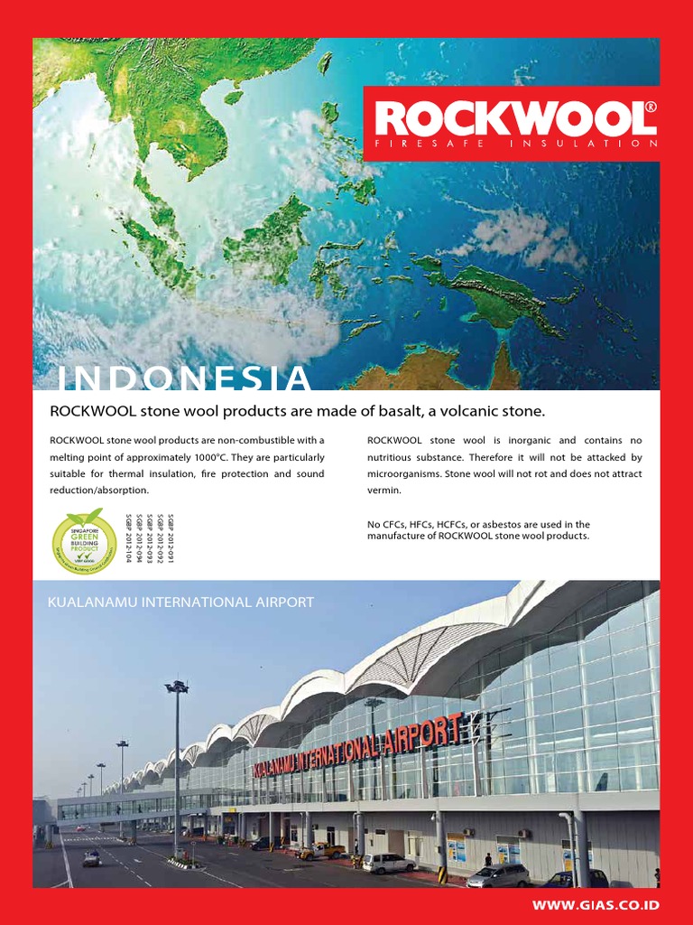 Rockwool Brochure | PDF | Thermal Conductivity | Chlorofluorocarbon