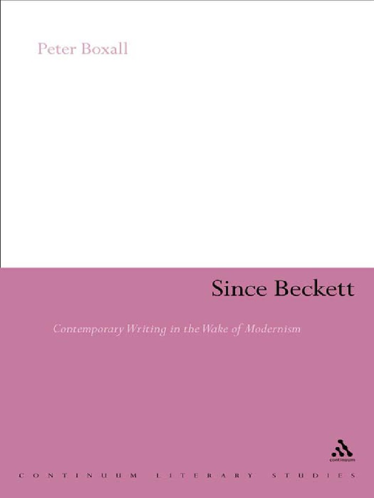 Since Beckett - Contemporary WR - Peter Boxall PDF | PDF | Samuel ...