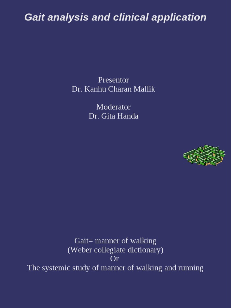 Gait Analysis and Clinical Application | PDF | Force | Foot