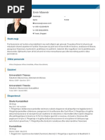 CV Format Shqip | PDF