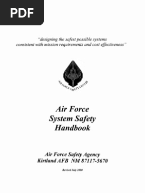 Air Force System Safety Handbook The International System