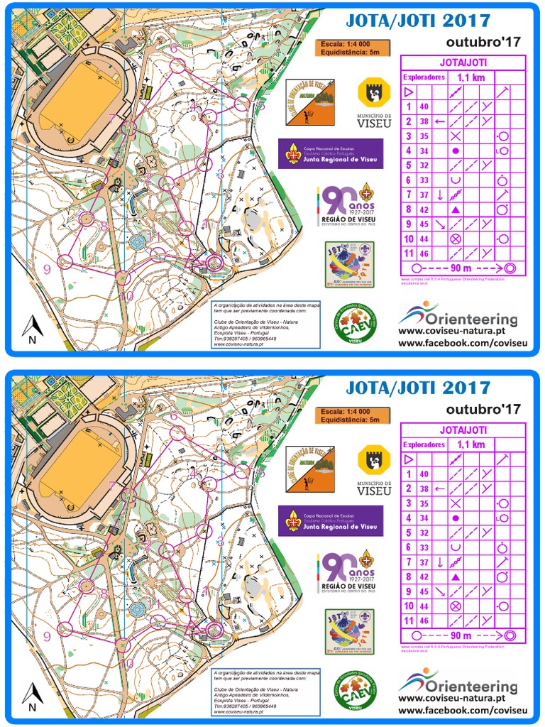 Mapas de Corrida de Orientação | PDF