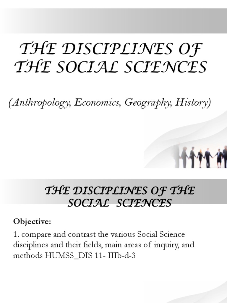 Lesson 2-Disciplines of SocSci | Download Free PDF | Anthropology | Social Science